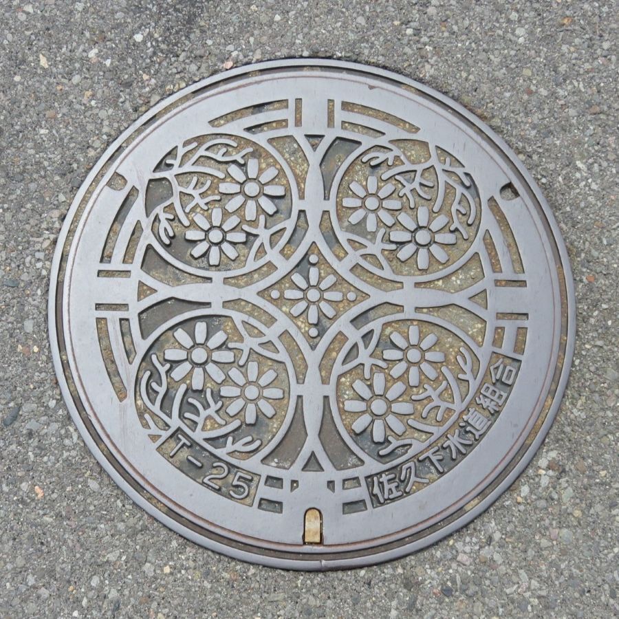 佐久市のマンホール: VIVA★HAMBO